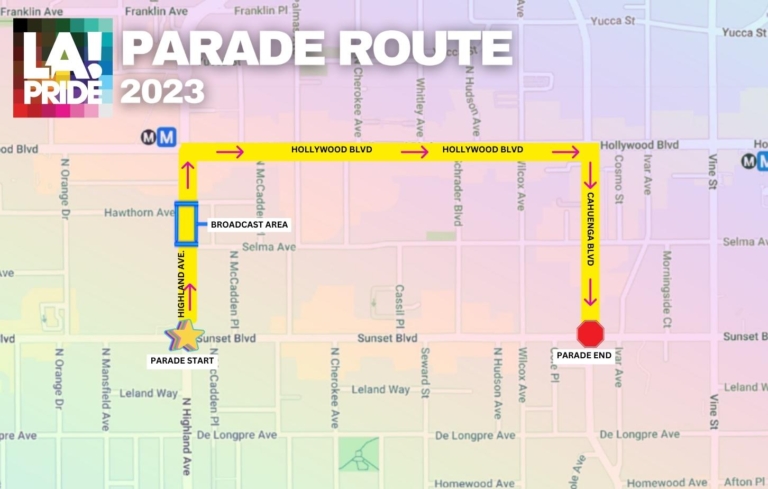2023 LA Pride Village and Parade Route Revealed – LA Pride