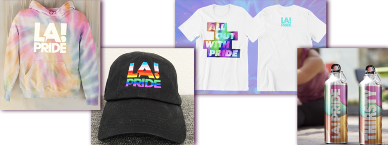 LA Pride Official Merchandise Now Available Online – LA Pride
